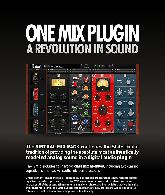 Slate Digital VMR And VTM 2015 Black/Silver | Reverb