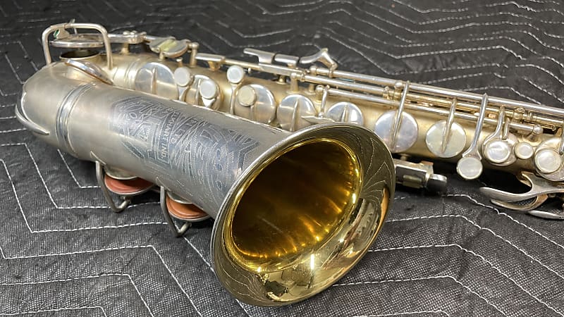 Conn Alto Sax - 6M/Transitional - 1931 Art Deco Engraving | Reverb