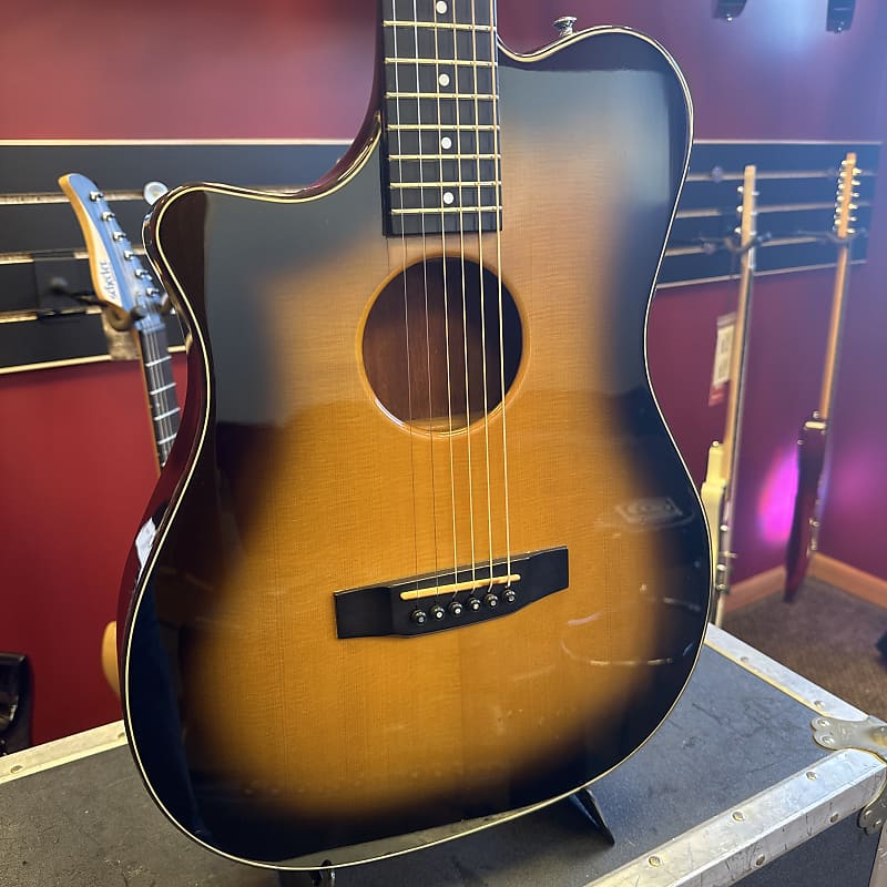 Carvin AC-375 Left Hand Acoustic Sunburst w/OHSC | Reverb