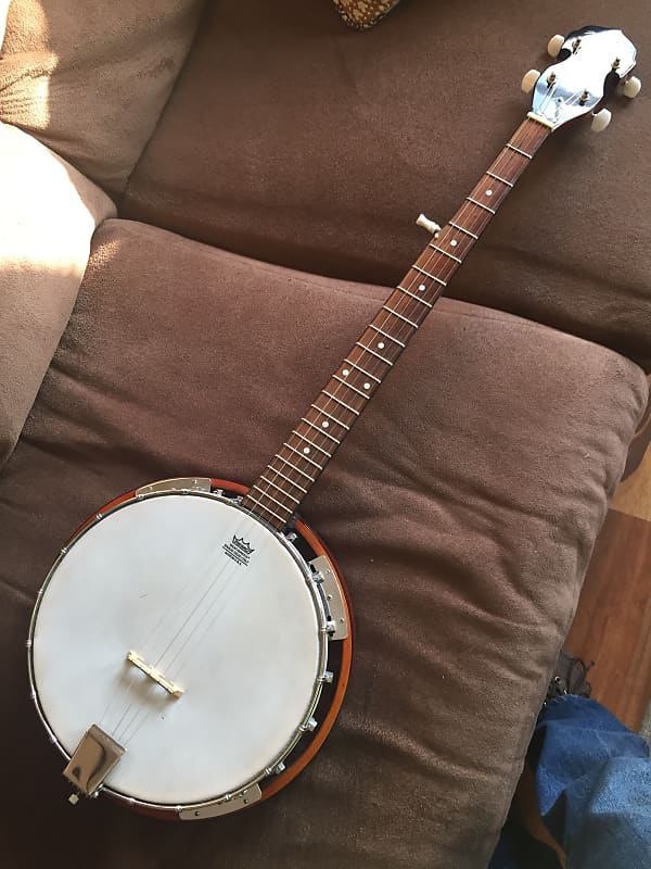 Morelli Closed Back Banjo Mahogany | Reverb