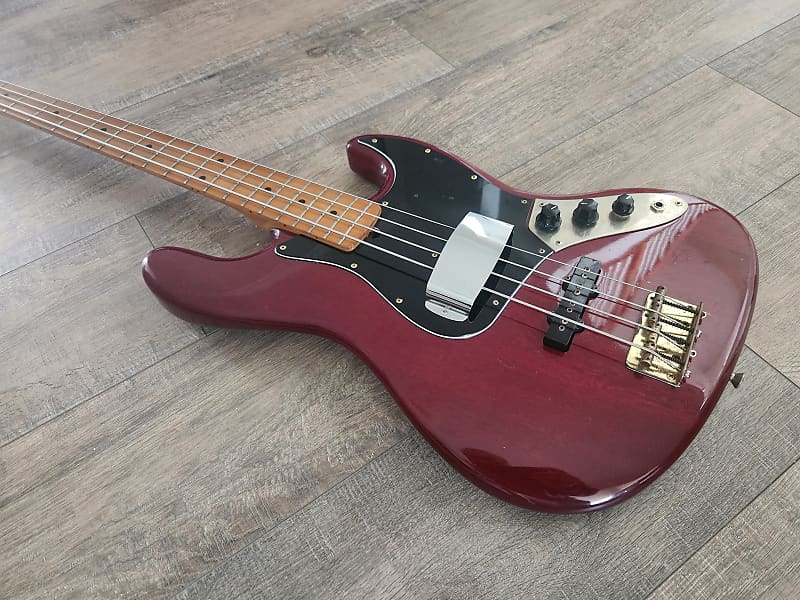 1980 ESP Navigator Transparent Wine Red | Reverb