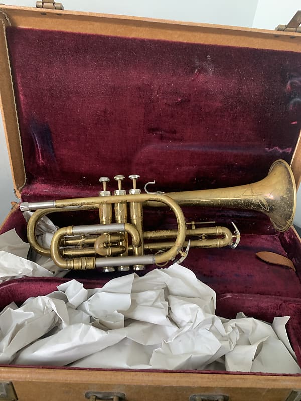 Blessing Super artist Raw brass cornet (Clifford Brown) | Reverb