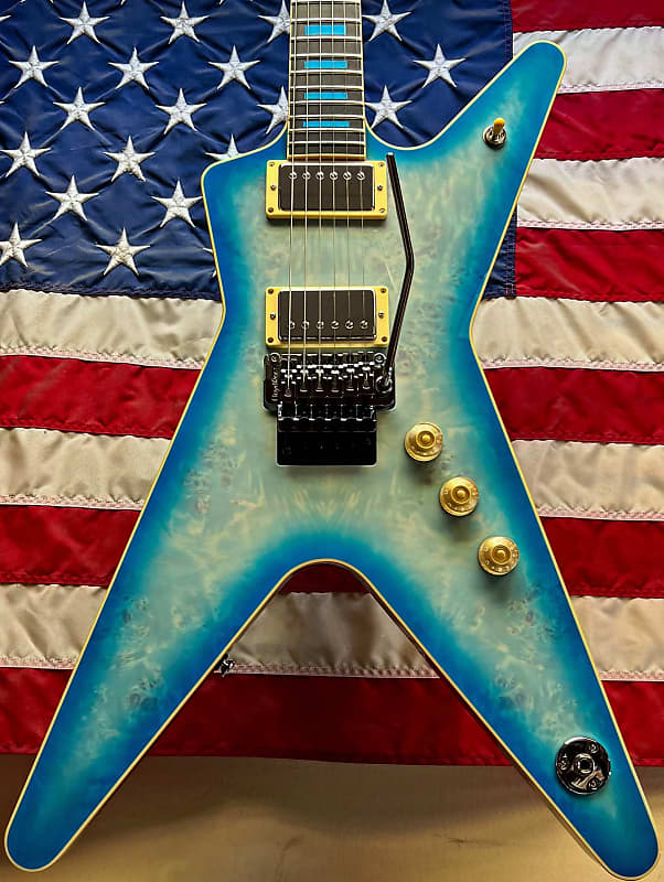 Dean ML Custom USA/Floyd Rose/Burl Top/Frostbite | Reverb Australia