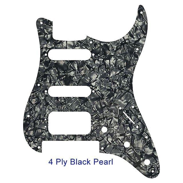 Custom Pickguards - black pearl shell | Reverb