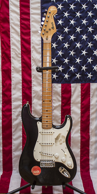 Japanese Maya Stratocaster 1970' Black | Reverb