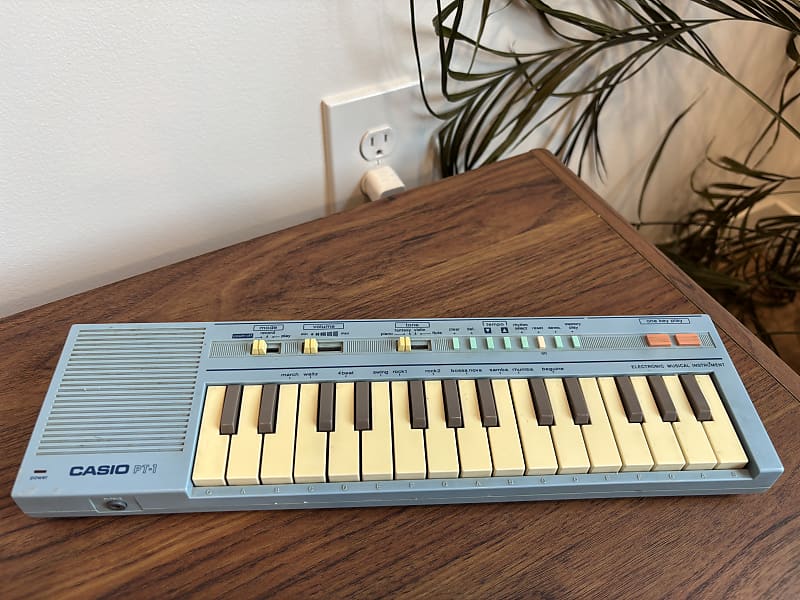 Vintage Casio PT-1 - Light Blue | Reverb