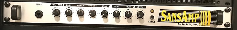 Tech 21 SansAmp original rack unit | Reverb