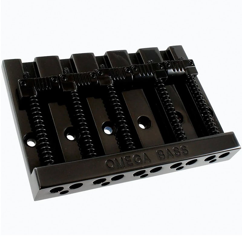 NEW Omega Grooved Badass V Style 5-string Bass Guitar Bridge | Reverb