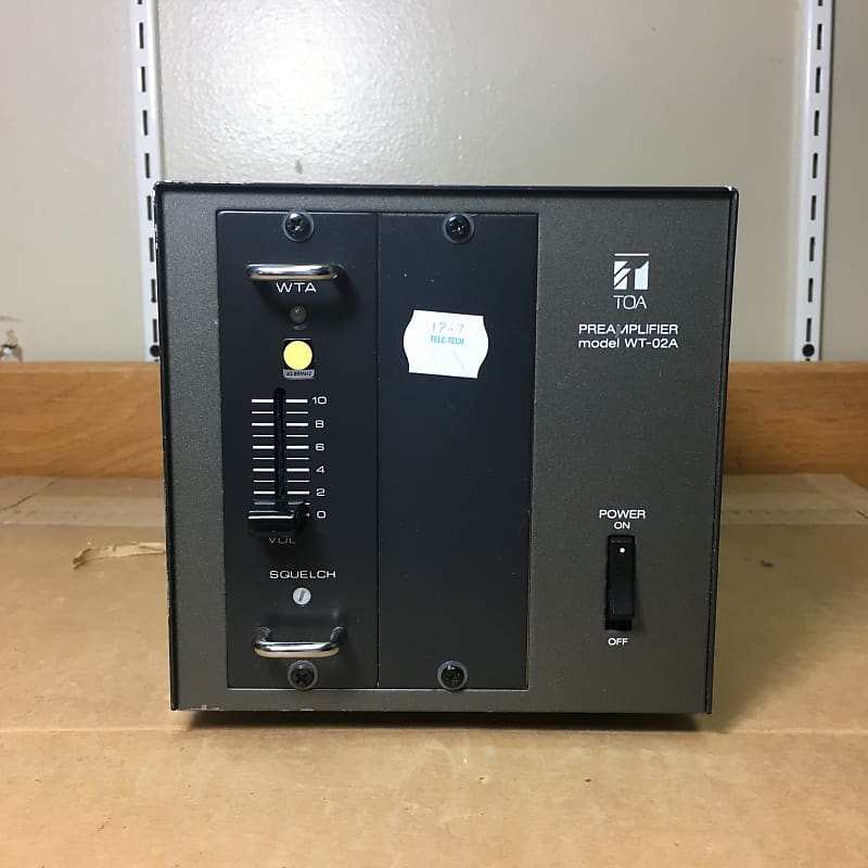 TOA Preamplifier model wt-02A | Reverb