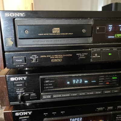 Sony stereo system SS-ES 1989 - Wood Black | Reverb