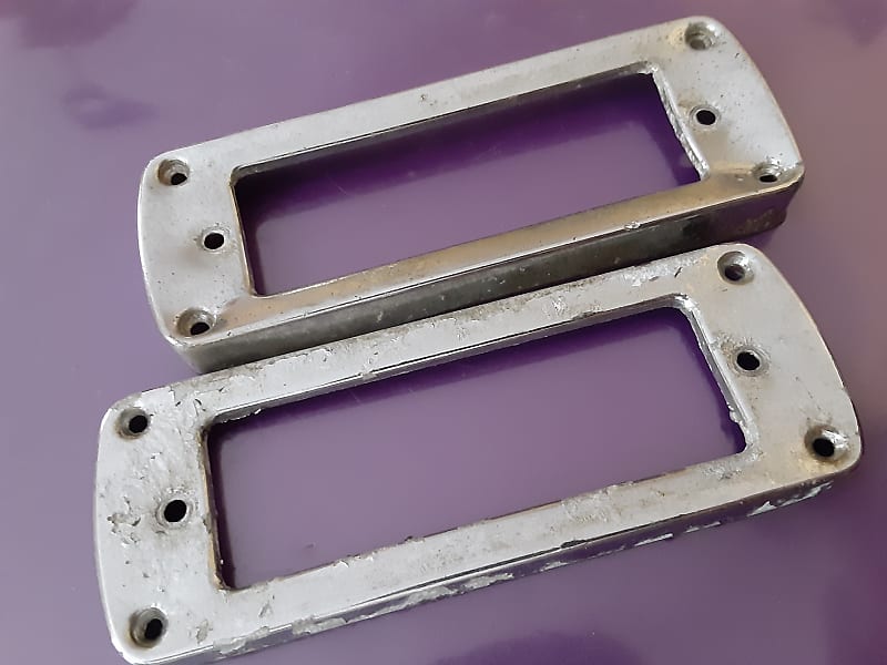 Teisco/ Silvertone 60's Chrome Pickup Rings | Reverb