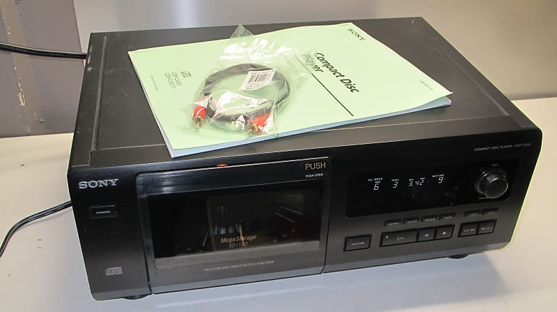 Sony CDP-CX50 50 plus 1 Audio CD Mega Changer - Great Sound, | Reverb