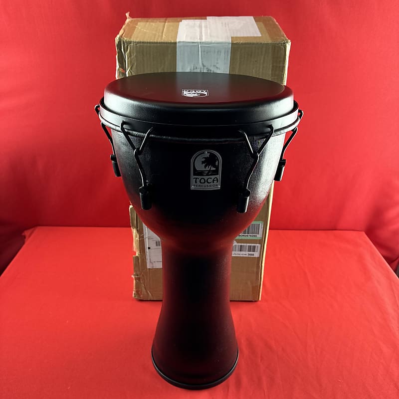 [USED] Toca SFDMX-12BM Mechanically Tuned 12-Inch Djembe, | Reverb