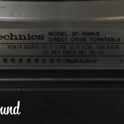 Technics SP-10 MK2 Direct Drive Turntable W/ SH-10E power | Reverb