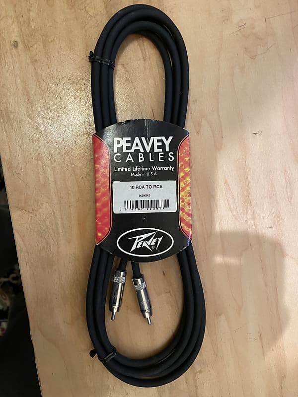 Peavey RCA to RCA cable 10' 2020s | Reverb