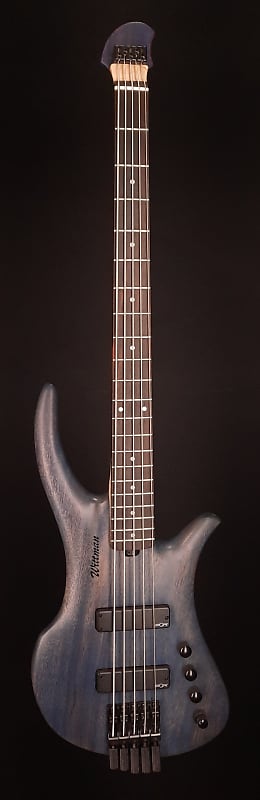 Wittman Custom Bass Q Blue Fade 5 Headless Bass 2023 - Blue | Reverb