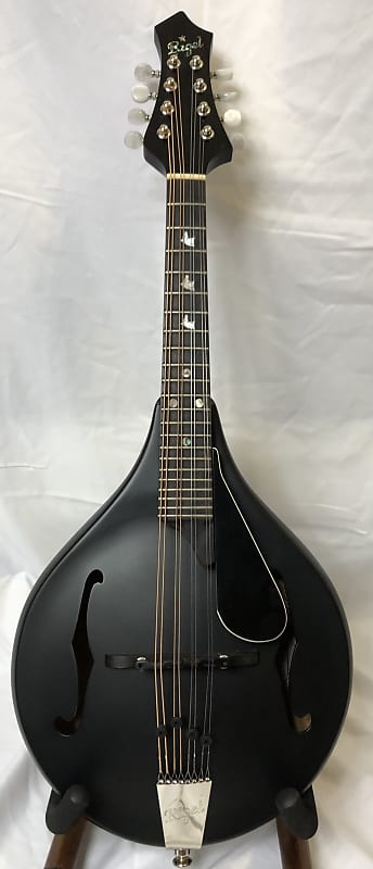 Rigel A+ Deluxe - Matte Black Mandolin w/ Hard Case | Reverb