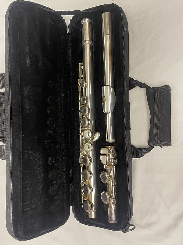 Jupiter Student flute key of C PLAYS PERFECTLY | Reverb