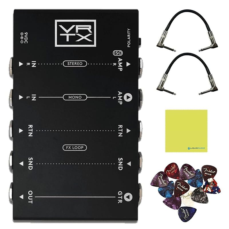 Mint Vertex Effects Buffer Interface Pedalboard Bundle with | Reverb