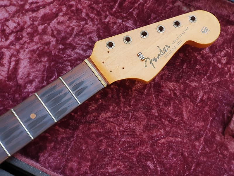 Vintage Fender Stratocaster Neck 1964 Pre-CBS w Clay Dots + | Reverb