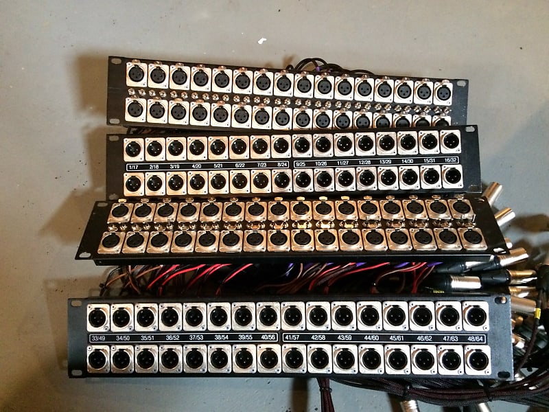 Custom 64 Channel Passive 2 Way Splitter With Ground Lifts | Reverb