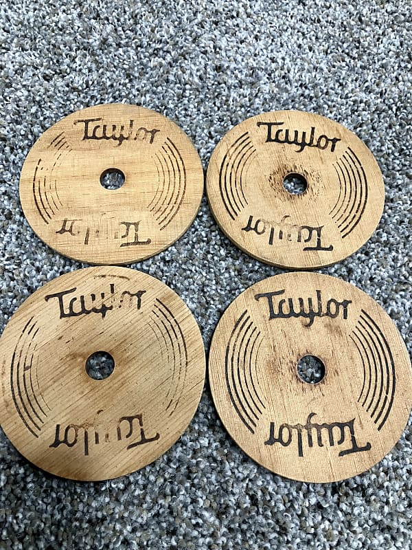 Taylor Sound hole Cutout Coasters - Bare wood | Reverb