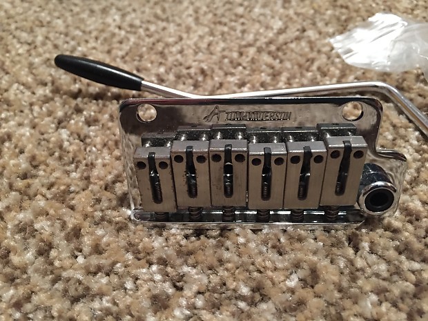 Tom Anderson Guitar Bridge Chrome Mongrel Atom | Reverb