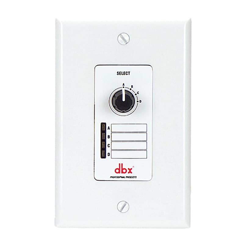 dbx ZC-3 Wall-Mounted Zone Controller Program Selector Zone | Reverb