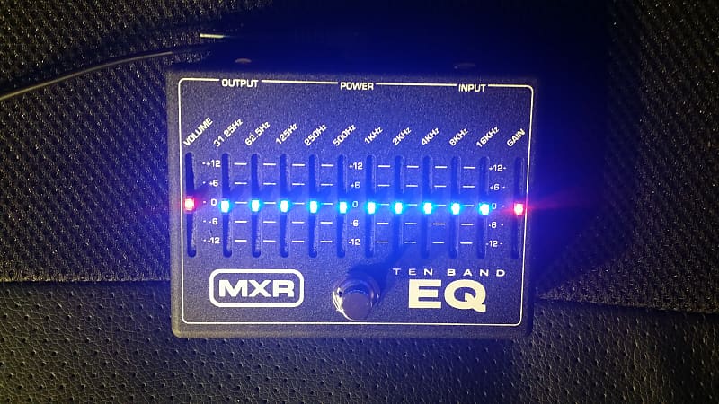 Low noise Mod MXR Ten Band EQ M-108 w/Bright LED's | Reverb