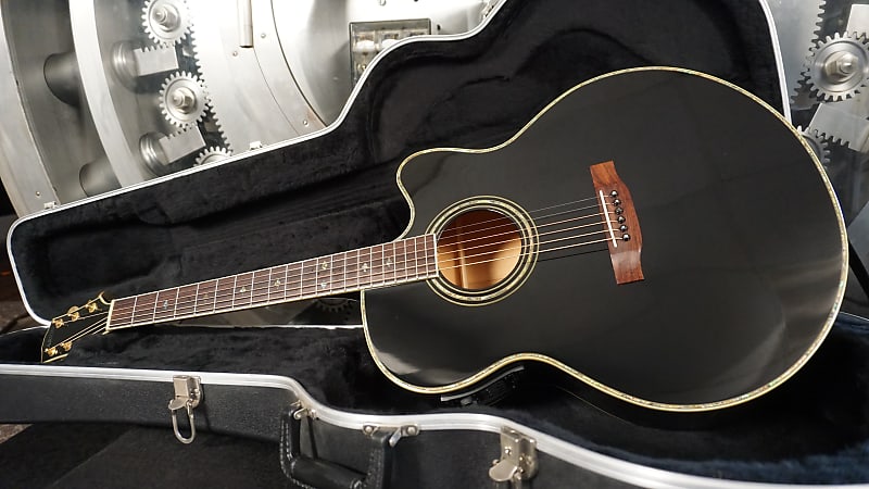 Carvin Cobalt 980 - Black Jumbo Acoustic Electric w/ | Reverb UK