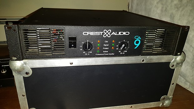 Crest Audio CA9 Power Amp 2000's Black | Reverb