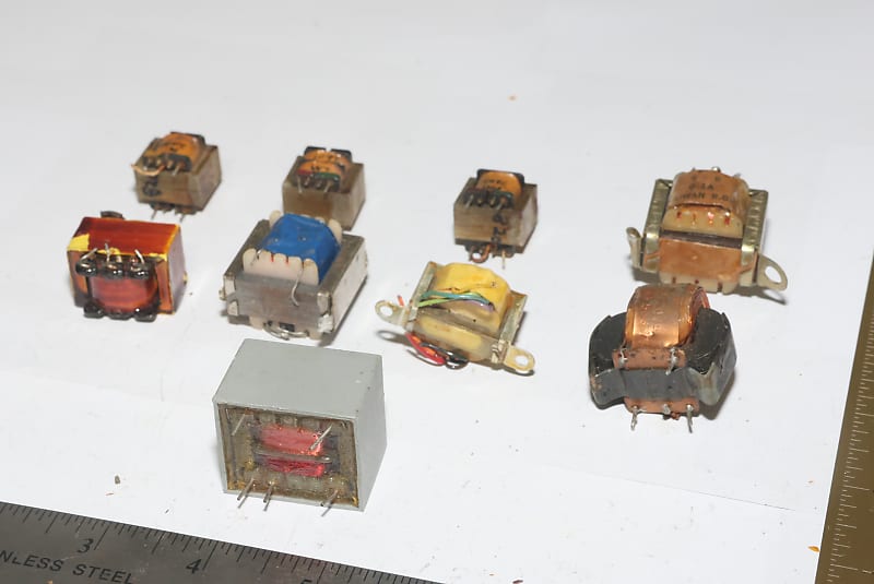 Lot vintage Audio Transformers 2 Radio Electronic Components | Reverb