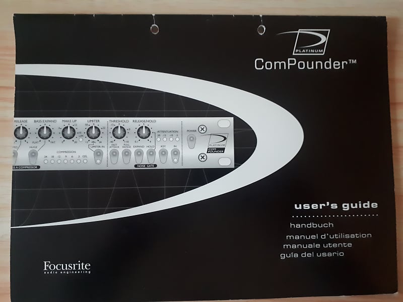 Focusrite Audio Engineering Platinum Compounder User's Guide | Reverb