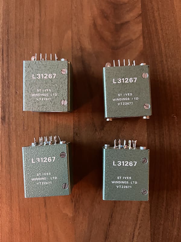 (4) Neve vintage 31267 input transformers | Reverb UK
