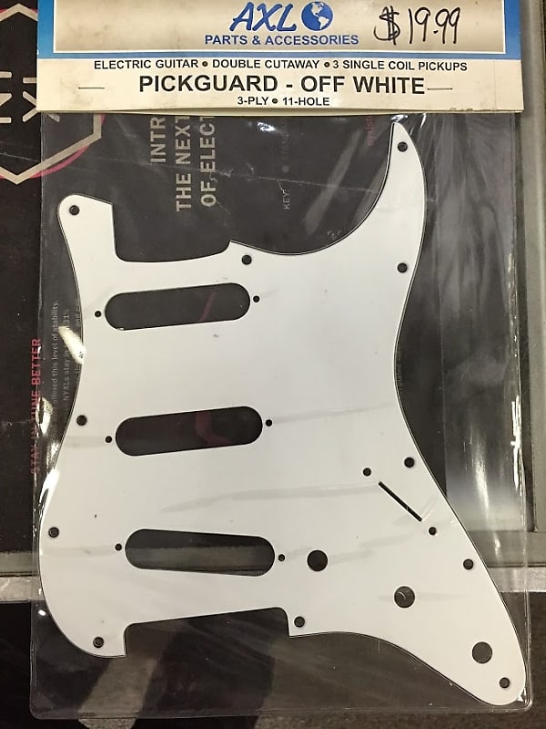 AXL Fender Strat Pickguard Off White | Reverb