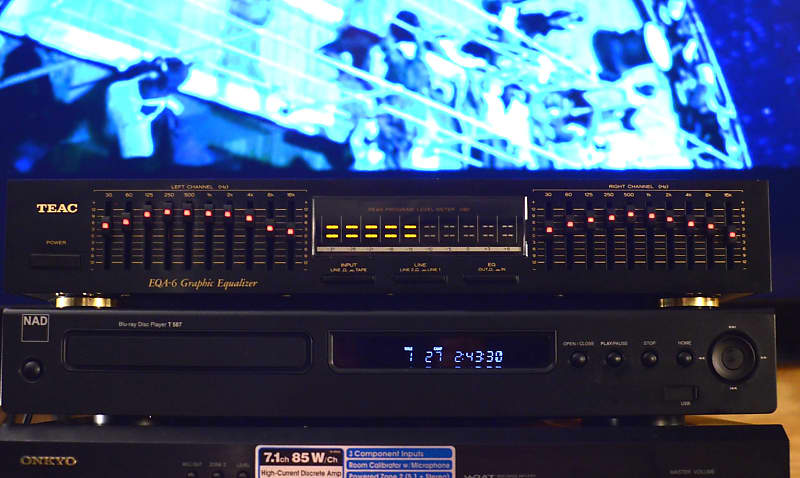 TEAC EQA-6 Vintage HiFi - 10 Band Graphic Equalizer CLEANED / | Reverb