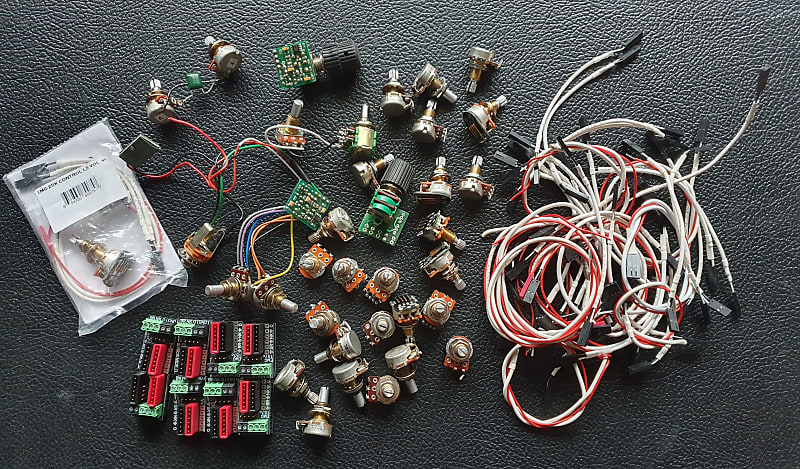 EMG Huge Parts Lot /Pots EQ Preamps Afterburner | Reverb Deutschland