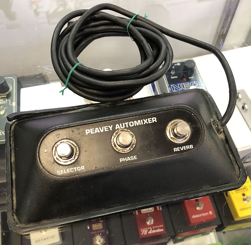Peavey Automixer 3 Button Footswitch - Untested, Sold As Is | Reverb