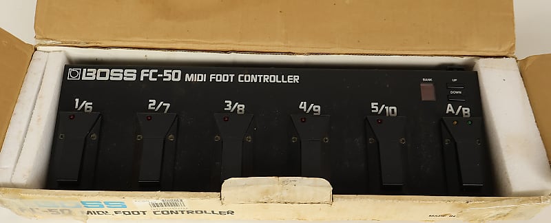 BOSS FC-50 Midi Foot Controller Pedal Board | Reverb