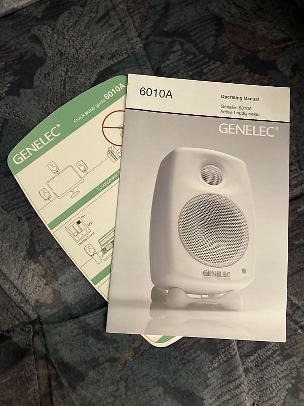Genelec 6010A Original Owners Manual / User Manual | Reverb Australia