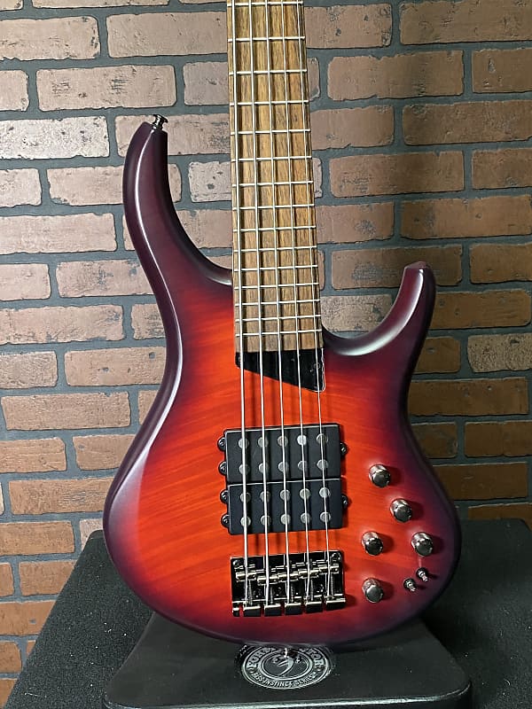 MTD Kingston Super5 5-String Electric Bass Dr. Brown's Burst | Reverb