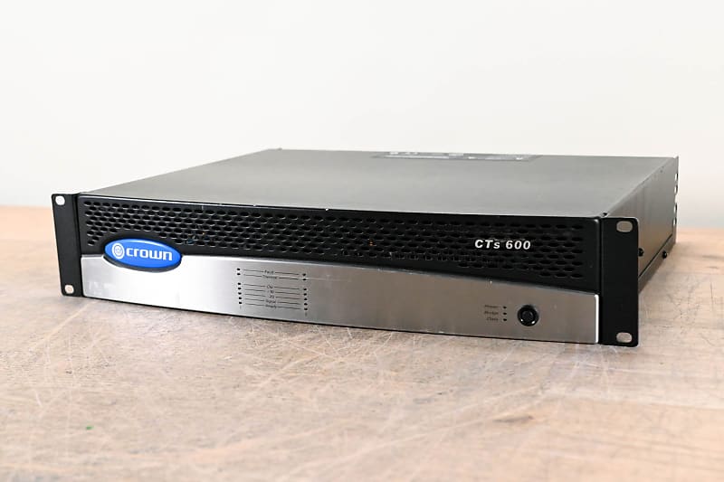 Crown CTs 600 Two-Channel 300W Power Amplifier CG01BKN | Reverb