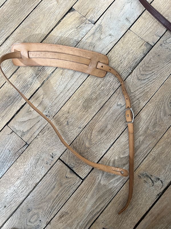 1956-1962 Fender Telecaster Esquire Leather Strap Vintage | Reverb