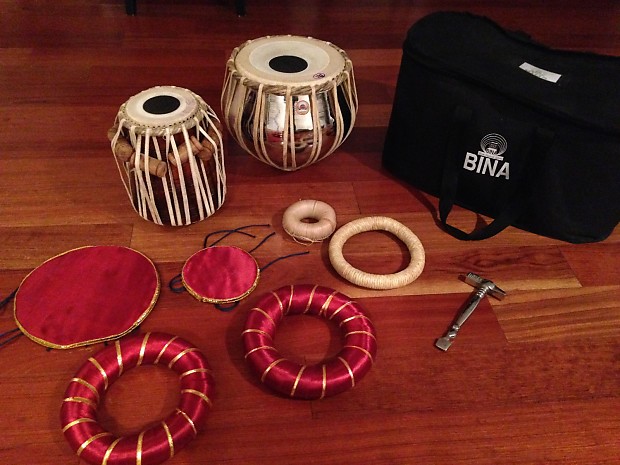 Bina Tabla drums - gorgeous sound, never used, inc. case & | Reverb
