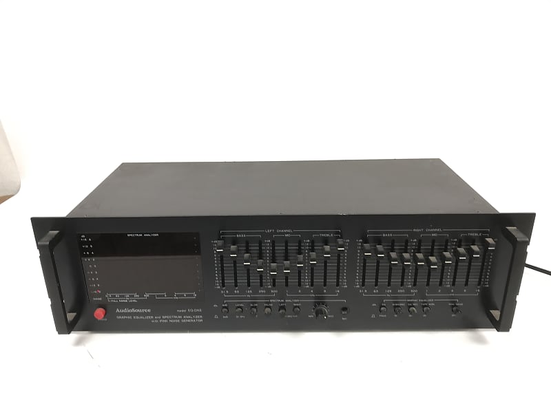 AudioSource EQ-ONE Rack Mount Stereo Graphic Equalizer and | Reverb