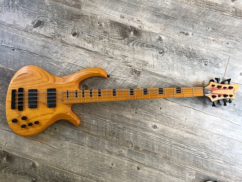 2019 Schecter Riot 8 Session Bass Natural - Fantastic 8 | Reverb