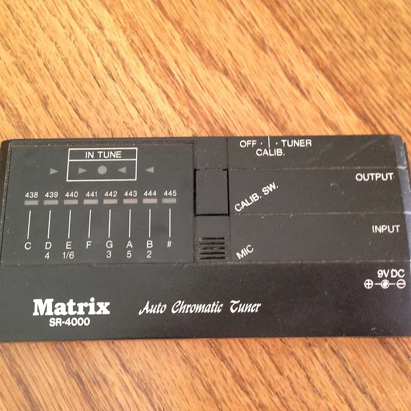 MATRIX Auto Chromatic Guitar Tuner Model SR-4000 Hard to | Reverb