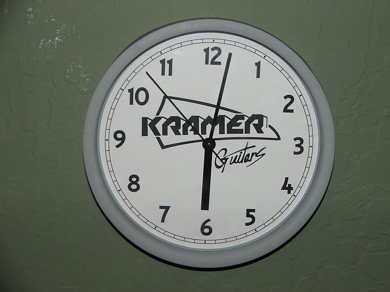 Kramer Package..(1) wall clock..8.5" diameter.. & (2) Kramer | Reverb