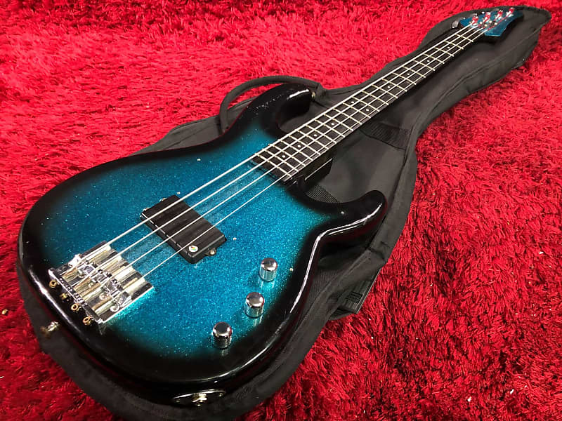 Modulus FB4 Electric Bass Blue Sunburst Soft Case | Reverb
