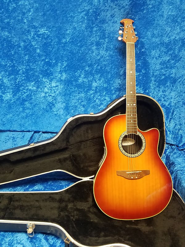 Ovation CC-057 Celebrity Iced Tea Burst Factory OP-20 | Reverb